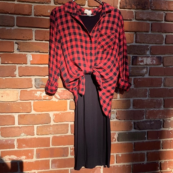 cloth & stone | Tops | Cloth Stone Plaid | Poshmark
